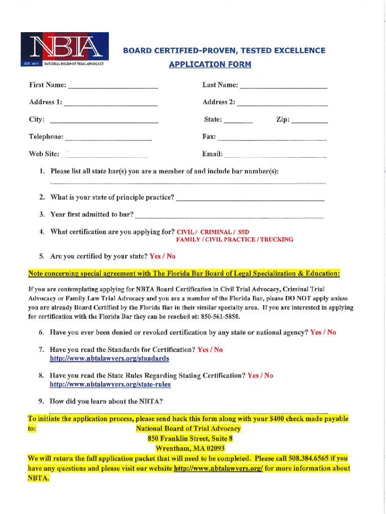 Fillable Online nbta memberclicks nbta.memberclicks.net Fax Email Print - pdfFiller