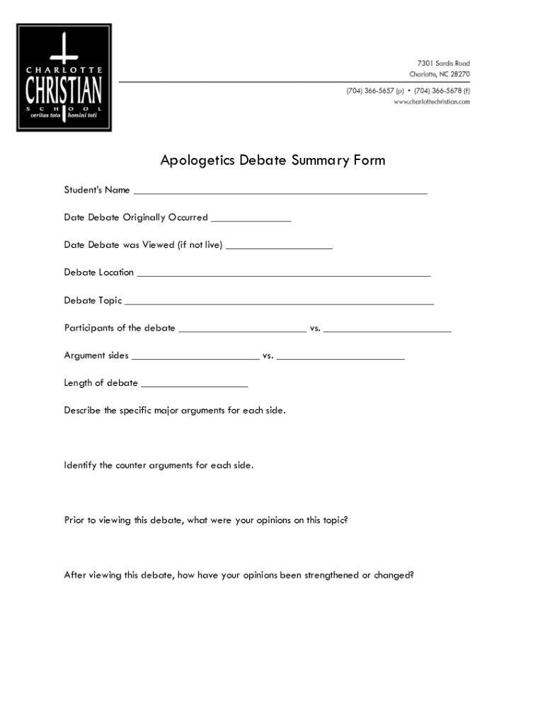 Fillable Online Apologetics Arguments: 4 Arguments Anyone Can Use for ... Fillable Online Apologetics Arguments: 4 Arguments Anyone Can Use for ...