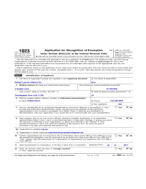 Fillable Online Form 1023 - Edit, Fill, Sign OnlineHandypdf Fax Email ...