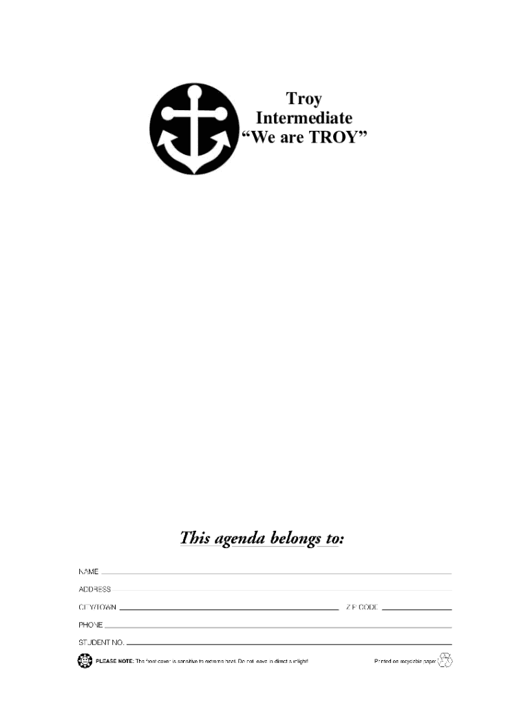 Fillable Online District Maps - Troy School DistrictDistrict Maps ...