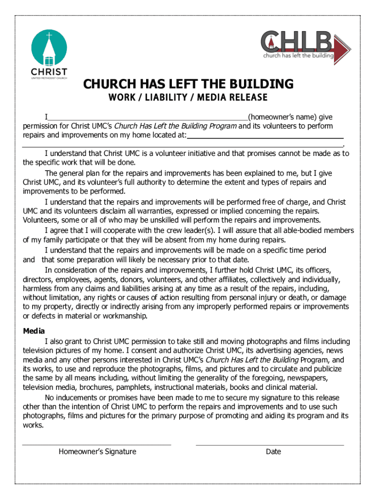 Fillable Online Homeowner Release Form.docx Fax Email Print - pdfFiller