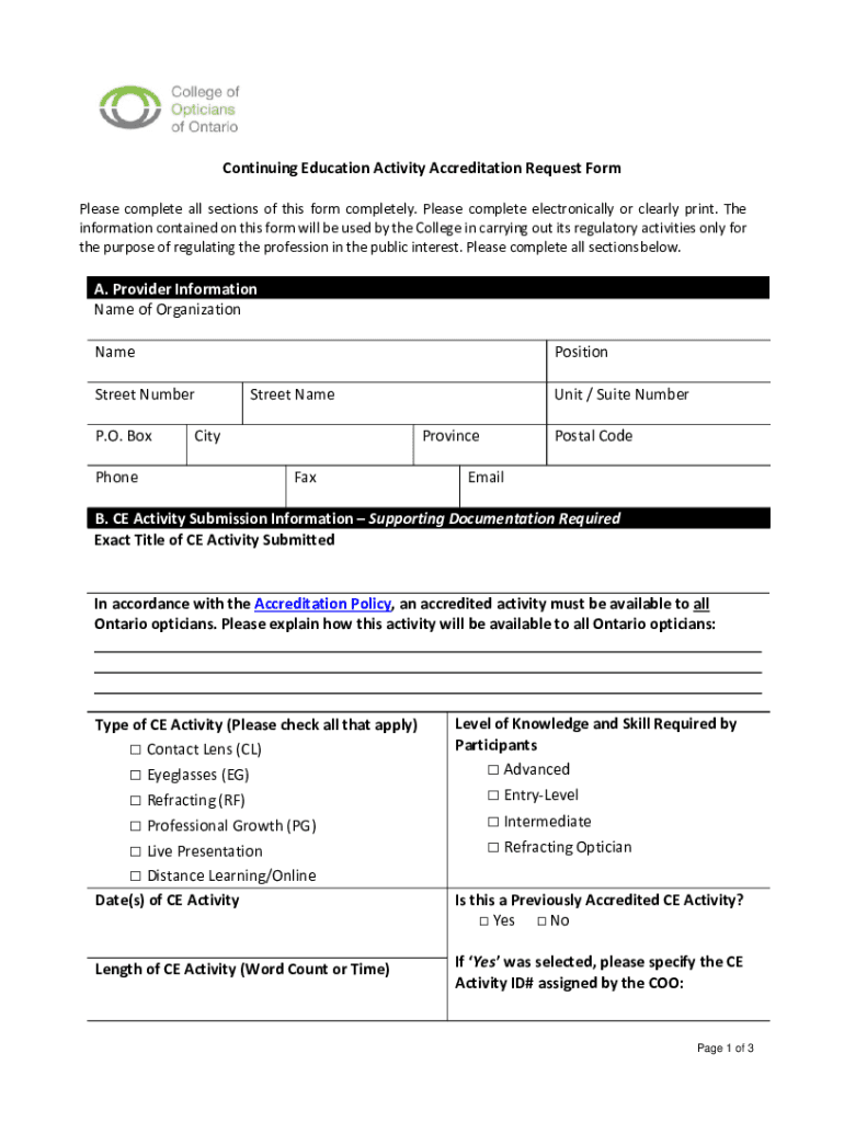 Fillable Online 2020-04-16 - Accreditation Request Form. 2020-04-16 ...