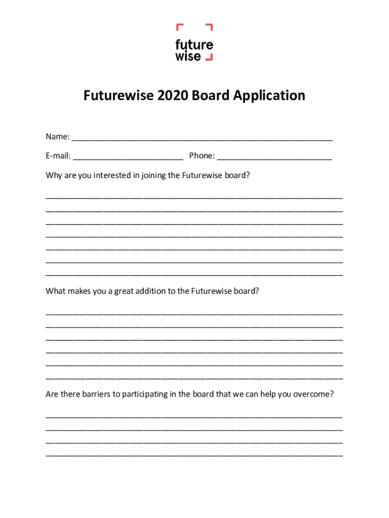 Fillable Online Futurewise - What is the GMA and Why Does it Matter: Panel ... Fax Email Print ...