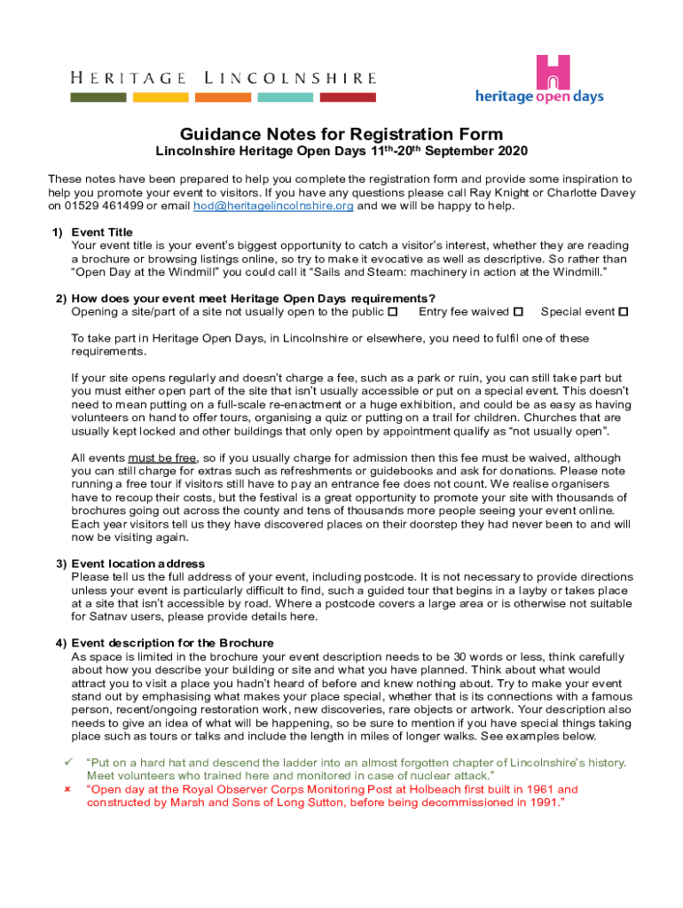 Fillable Online HOD 2020 Guidance Notes for Registration Form - Final ...