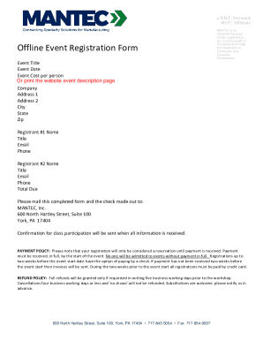 Fillable Online Use marketing forms for event registration (Dynamics ...