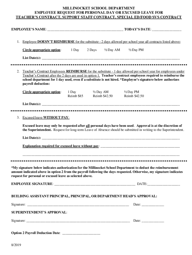 Fillable Online Types of leaves offered to federally regulated ...