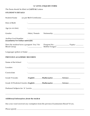 Fillable Online Cricket registration form pdf Fax Email Print - pdfFiller