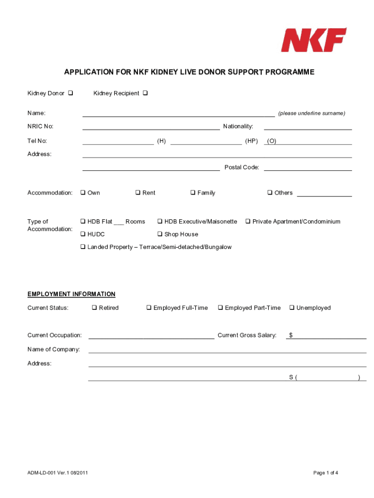 Fillable Online ADM-LD-001 KLD Application Form.docx Fax Email Print ...