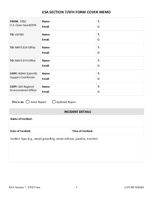 Fillable Online Section 7 of the Endangered Species Act (ESA) and ...