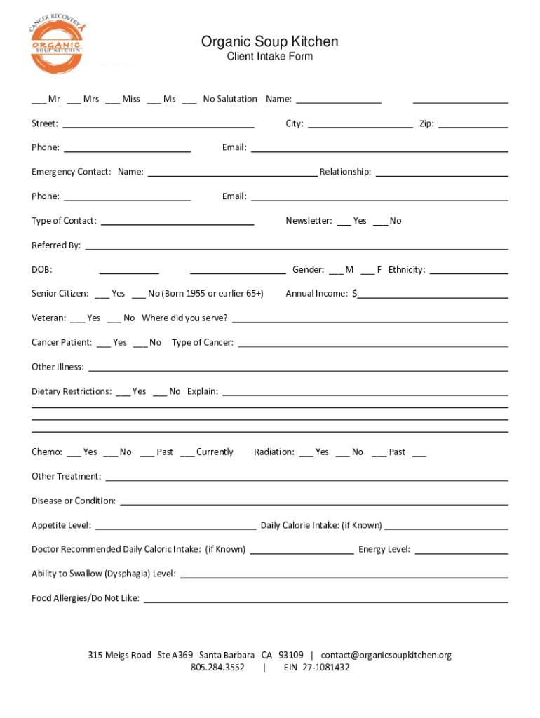 Fillable Online Mr Mrs Miss Ms No Salutation Name: Fax Email Print ...