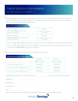 Fillable Online HSA Tax Deduction RulesH&R BlockHealth Savings Accounts ...