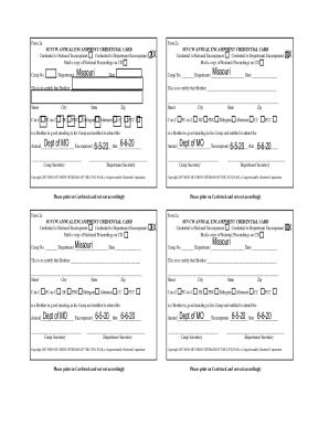 Fillable Online Form 2a SUVCW ANNUAL ENCAMPMENT CREDENTIAL CARD ...
