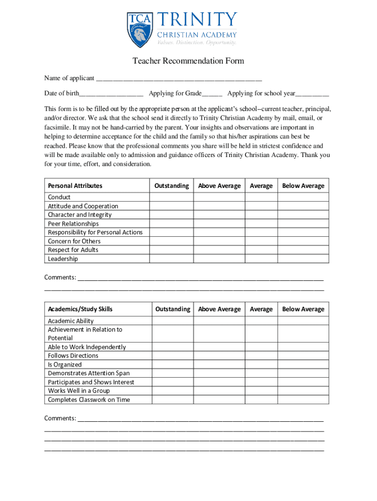 Fillable Online 5+ Teacher Application Form Templates - PDFFree ...