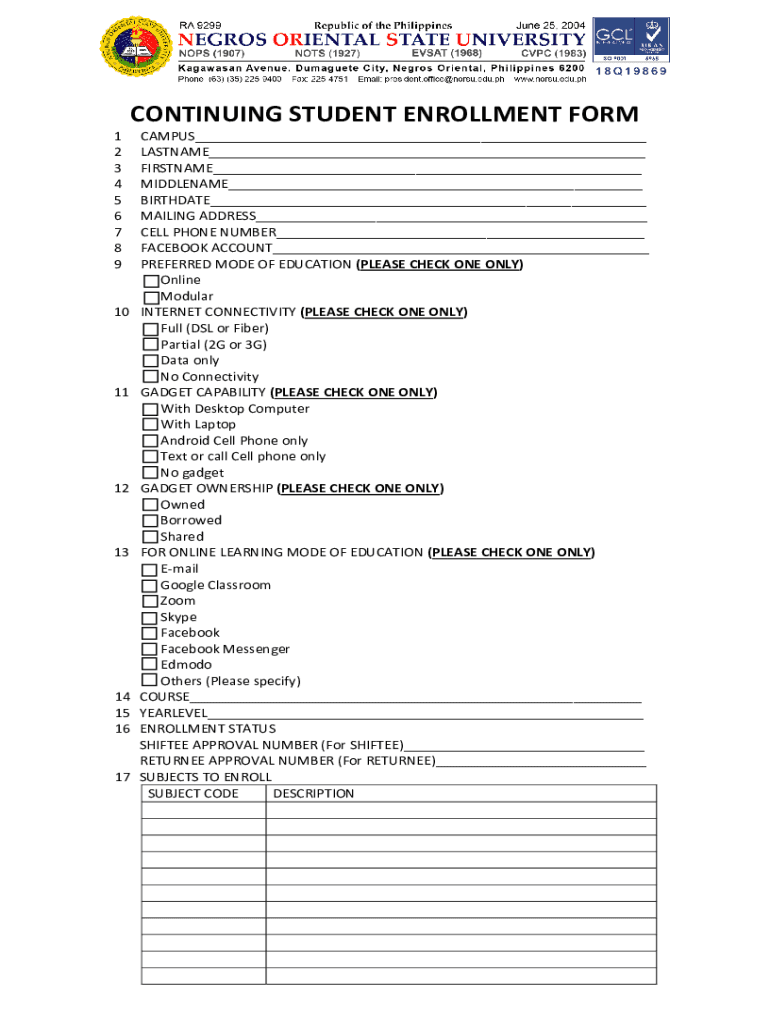 Fillable Online Download EBF Forms : CSEA EBFContinuing Education ...