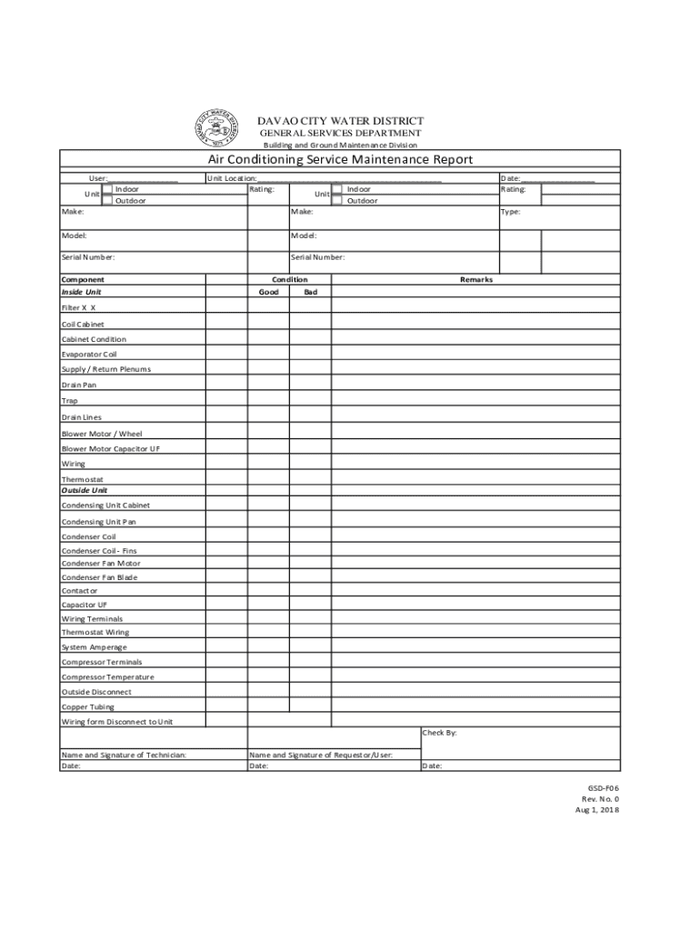 Fillable Online City General Services Office - City Government of Davao ...