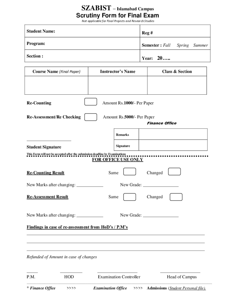 Fillable Online szabist-isb edu Remuneration Claim Form Fax Email Print ...