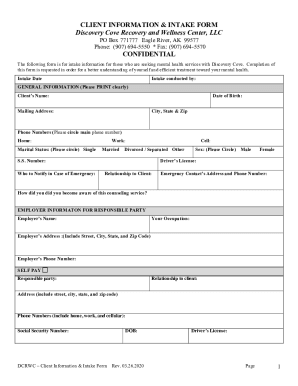 Fillable Online New-Client-Intake-Form-2020.doc Fax Email Print - pdfFiller