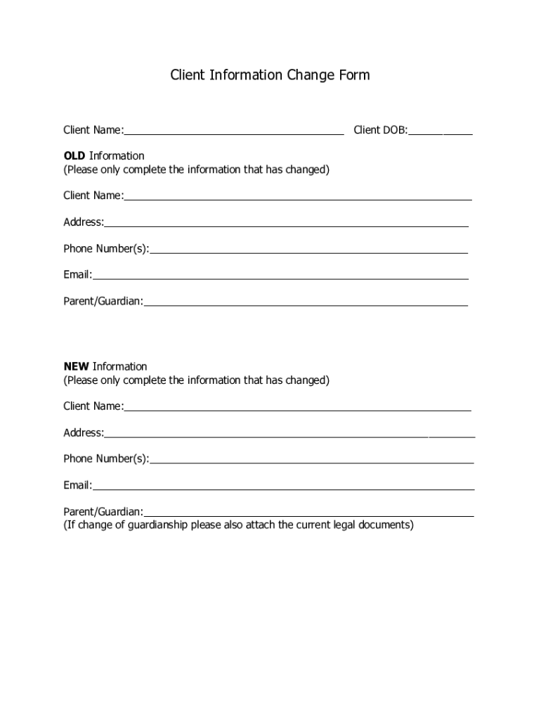 Fillable Online ACCOUNT INFORMATION CHANGE FORM USA - doTerraFREE 34+ Counselling Forms in PDF ...