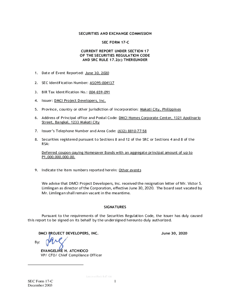 Fillable Online SEC Identification Number: ASO95-004137 Fax Email Print ...