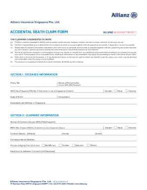 Fillable Online Allianz-Accident-Protect-Death-Claim-Form.pdf Fax Email ...