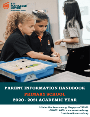 Fillable Online 10+ Parent Handbook Templates in PDFDOCFree ... Fax ...