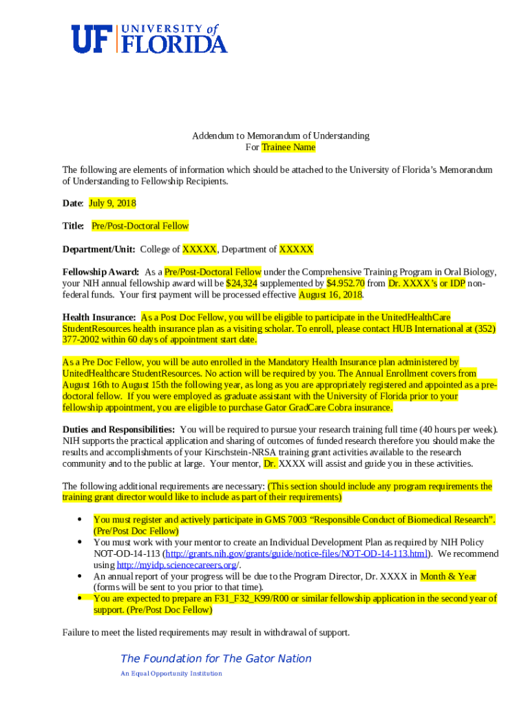 Clinical and Translational Science Institute University ... Doc Template | pdfFiller