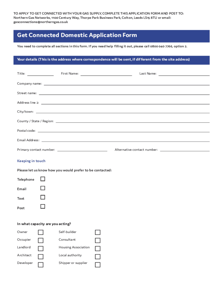 Fillable Online ENA Gas Futures Scenarios Report - Northern Gas ...