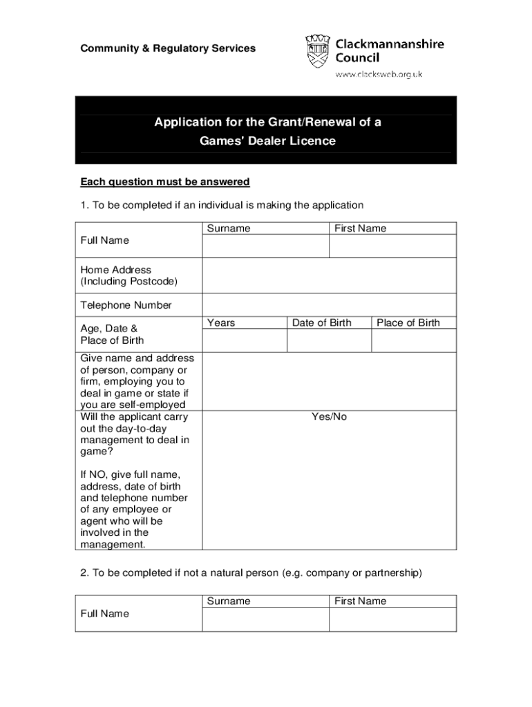 Fillable Online clacks gov Nevada Gaming Control Board : Forms and ...