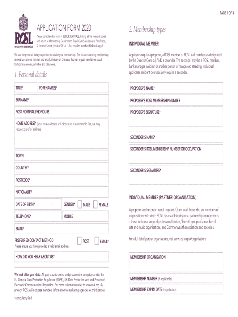 Fillable Online Created in the UK Application Form Fax Email Print ...