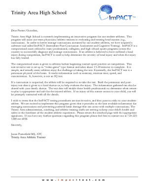 Fillable Online Home - Trinity High School - Trinity Area School ...