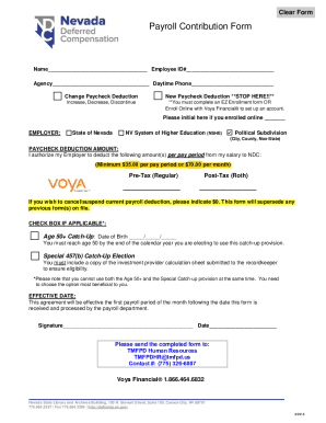 Fillable Online Payroll Change Form - Fill Out and Sign Printable PDF ...
