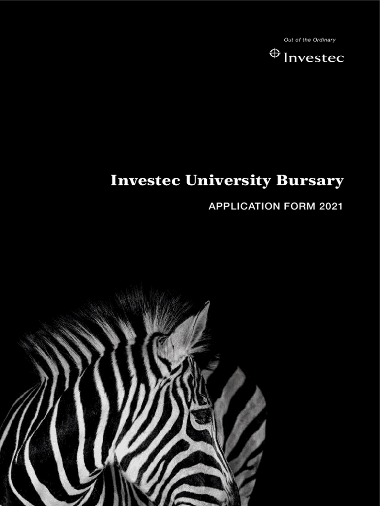 Fillable Online Investec CSI Bursary SA 2021/2022 PDF Online ...