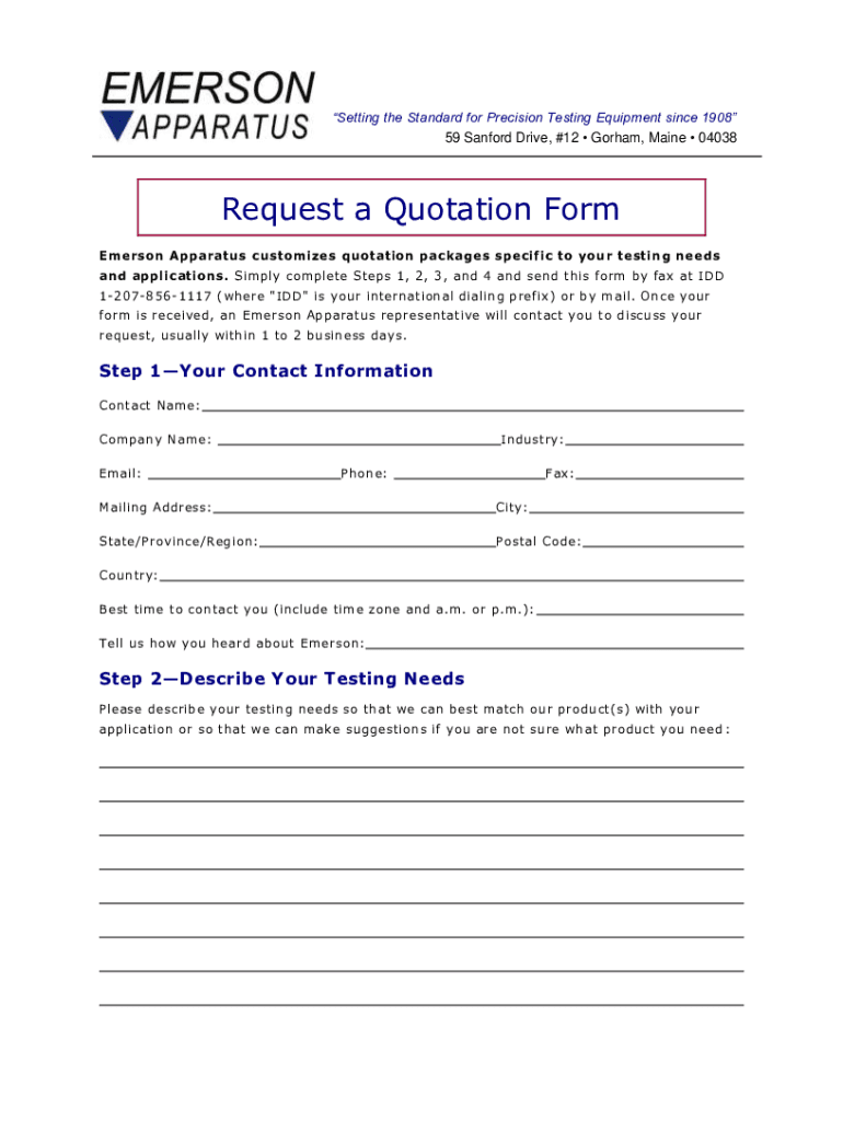 Fillable Online Setting the Standard for Precision Laboratory Testing ...