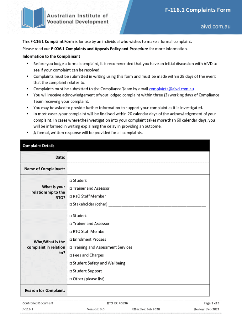 Fillable Online Phone Form - Descriptions of Complaint IssuesFCC ...