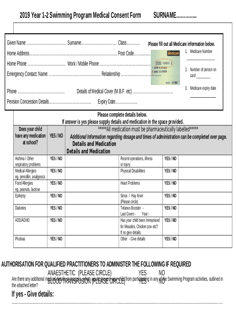 Medical swimming - Redland Bay State School Residence Doc Template ...