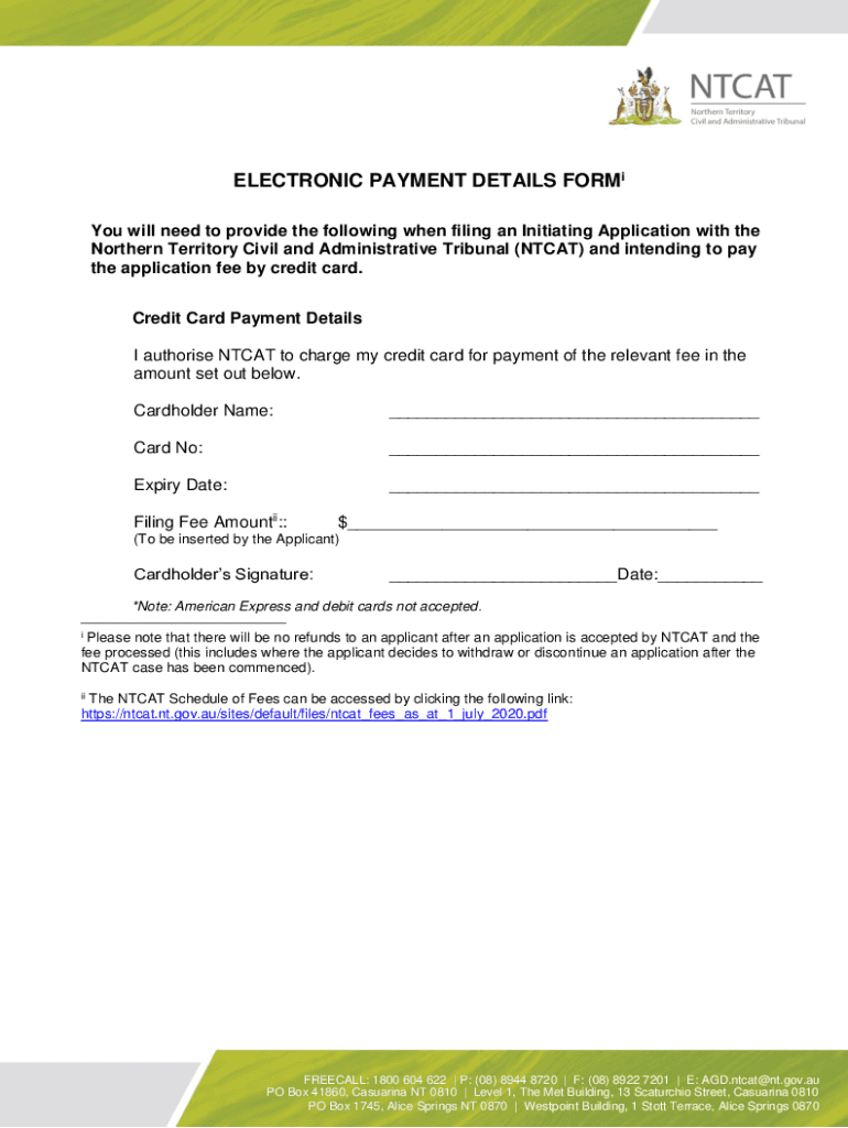 Fillable Online Payment Details Form TemplateJotFormPayment Details ...