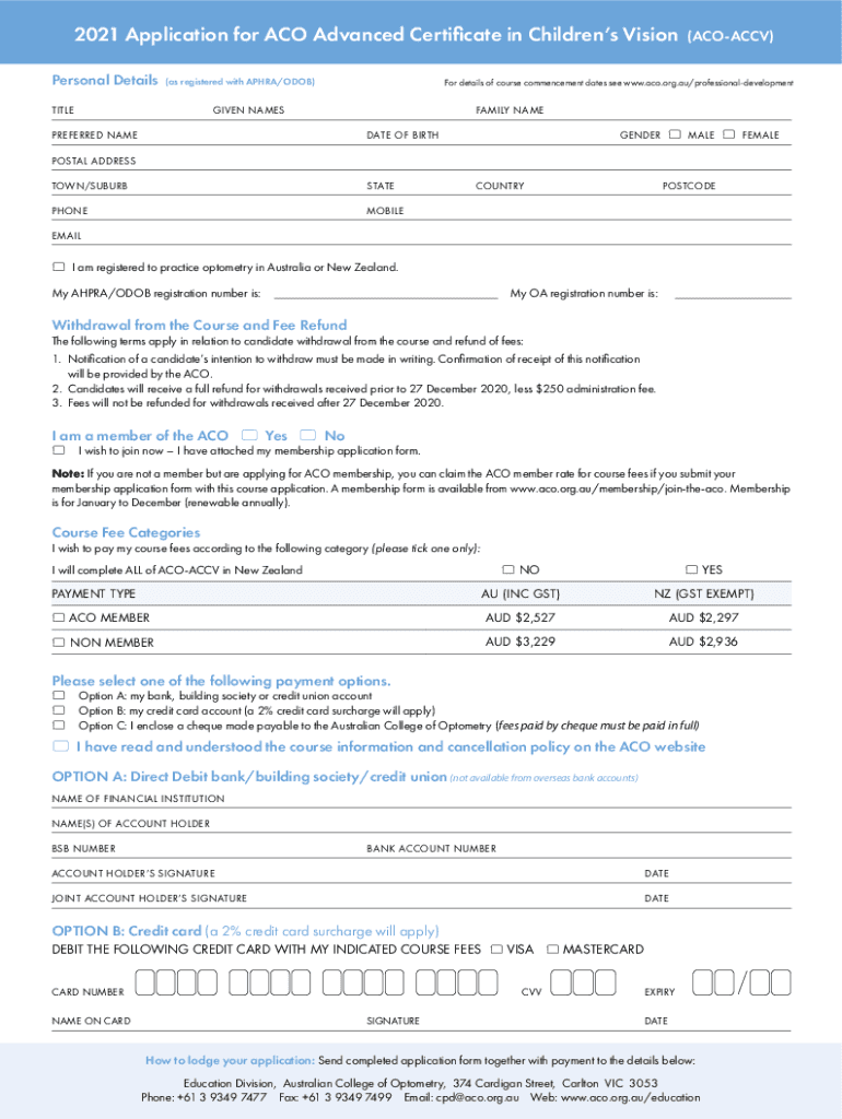 Fillable Online For ACOsCMSNext Generation ACO ModelCMS Innovation CenterApplication ...