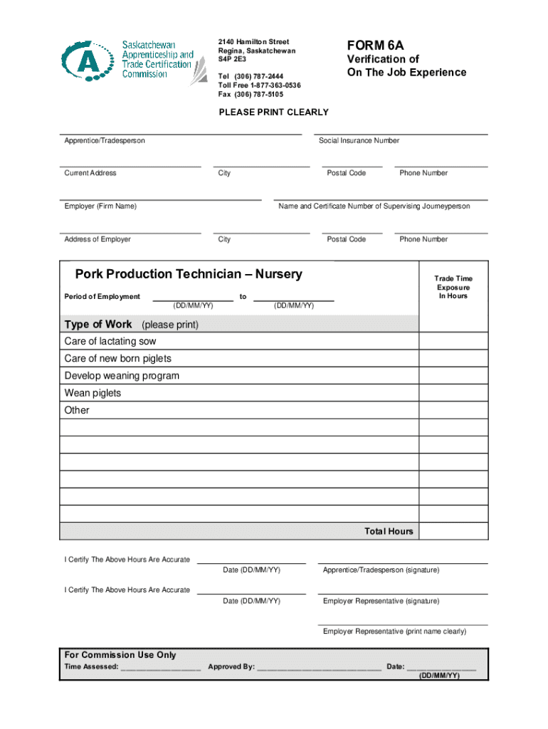 Fillable Online Register with the Maintenance Enforcement OfficeForm 6A ...
