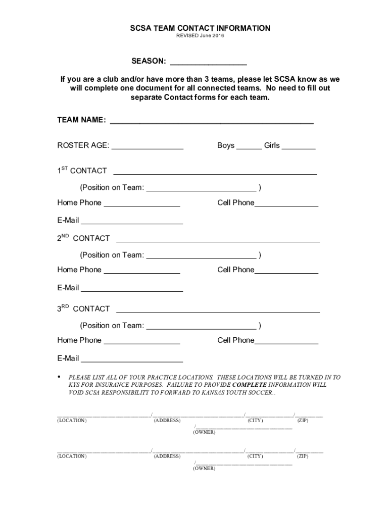 Fillable Online CONTACT SHEET.doc Fax Email Print - pdfFiller