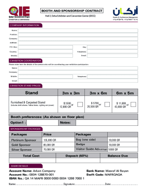 Fillable Online QIF-Exhibition Form Fax Email Print - pdfFiller