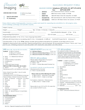 Fillable Online IMAGING REQUEST FORM - Bayside Imaging Fax Email Print ...