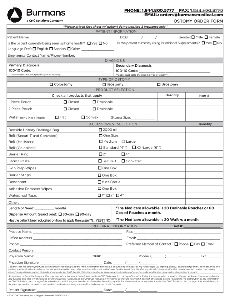 Fillable Online PHONE: 1.844.800.5777 FAX: 1.844.800.5770 HOME HEALTH ...