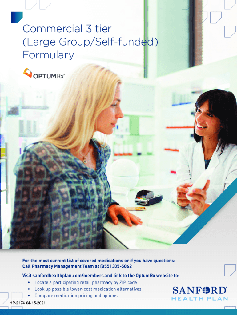 Fillable Online Commercial 3 tier (Large Group/Self-funded) Formulary Fax Email Print - pdfFiller