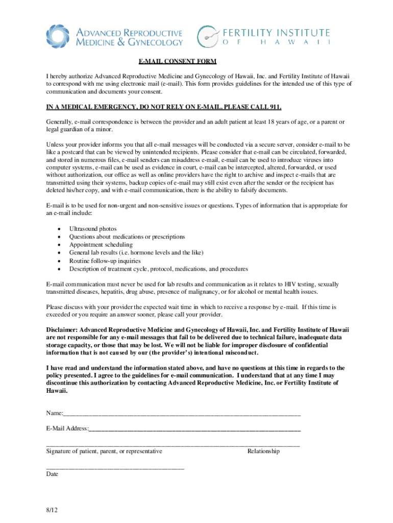 Fillable Online Documenting Consent Electronically or for Remote ...