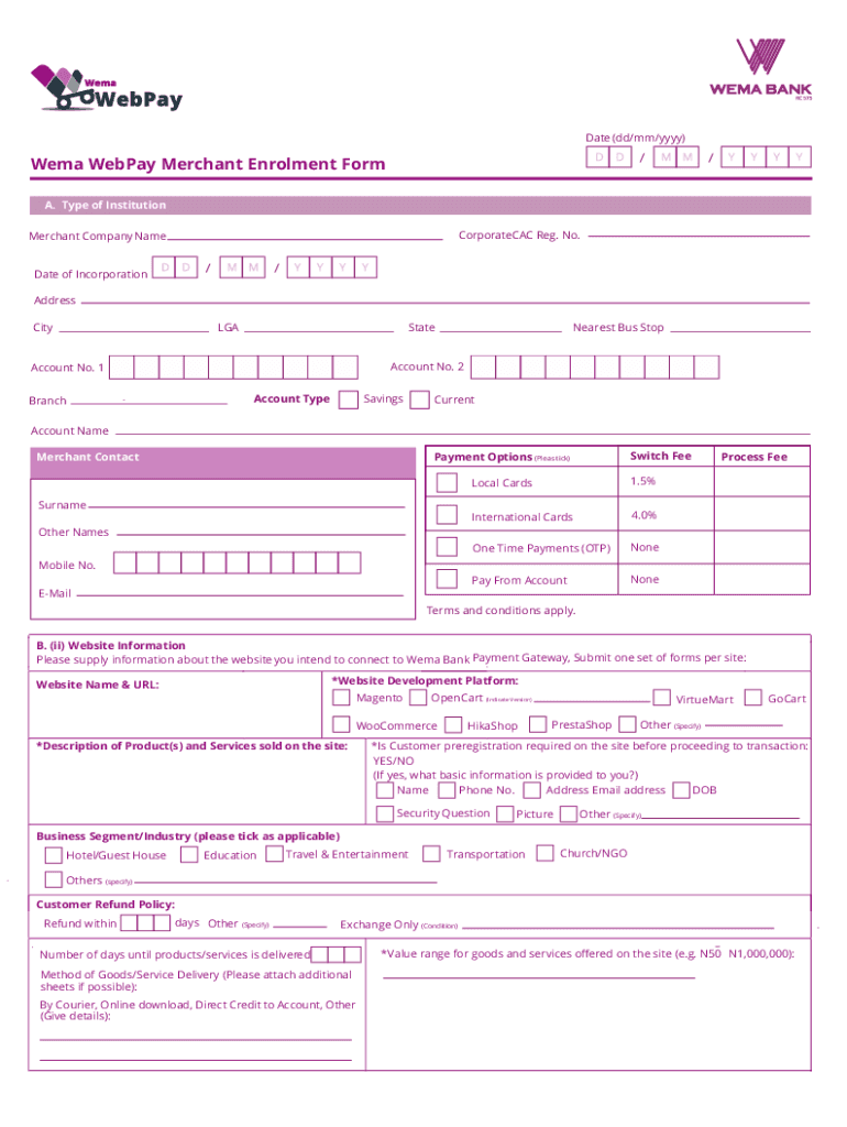 Fillable Online WebPAY FORM- modified 2.cdr Fax Email Print - pdfFiller
