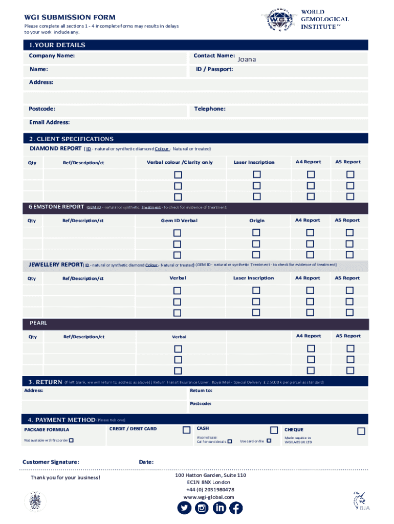 Fillable Online Advisory Board Proposal Forms Now Online - WGI Fax ...