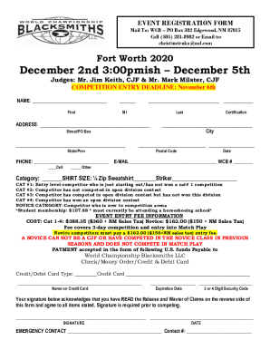 Fillable Online FREE 32+ Sample Event Registration Forms in PDF MS Word ...