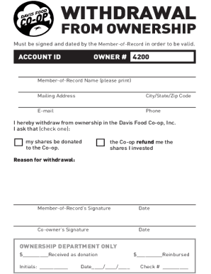 Fillable Online INSTRUCTIONS FOR FILING A CERTIFICATE OF WITHDRAWAL Fax ...