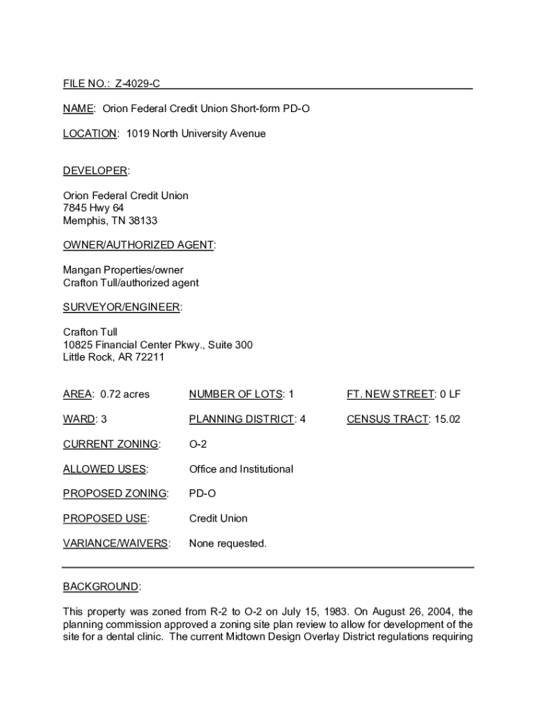 Fillable Online Z-4029-C NAME: Orion Federal Credit Union Short-form PD ...