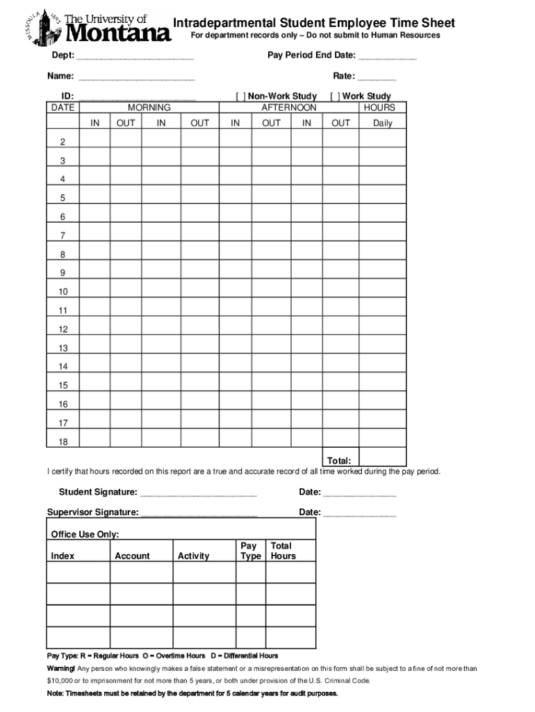 Fillable Online DTE - Student Time Sheet v1.2.doc Fax Email Print ...